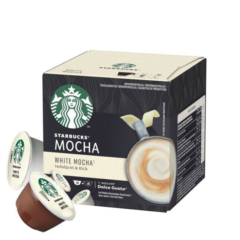 Starbucks® White Chocolate Mocha – Nescafe Dolce Gusto® Compatible Pods ...